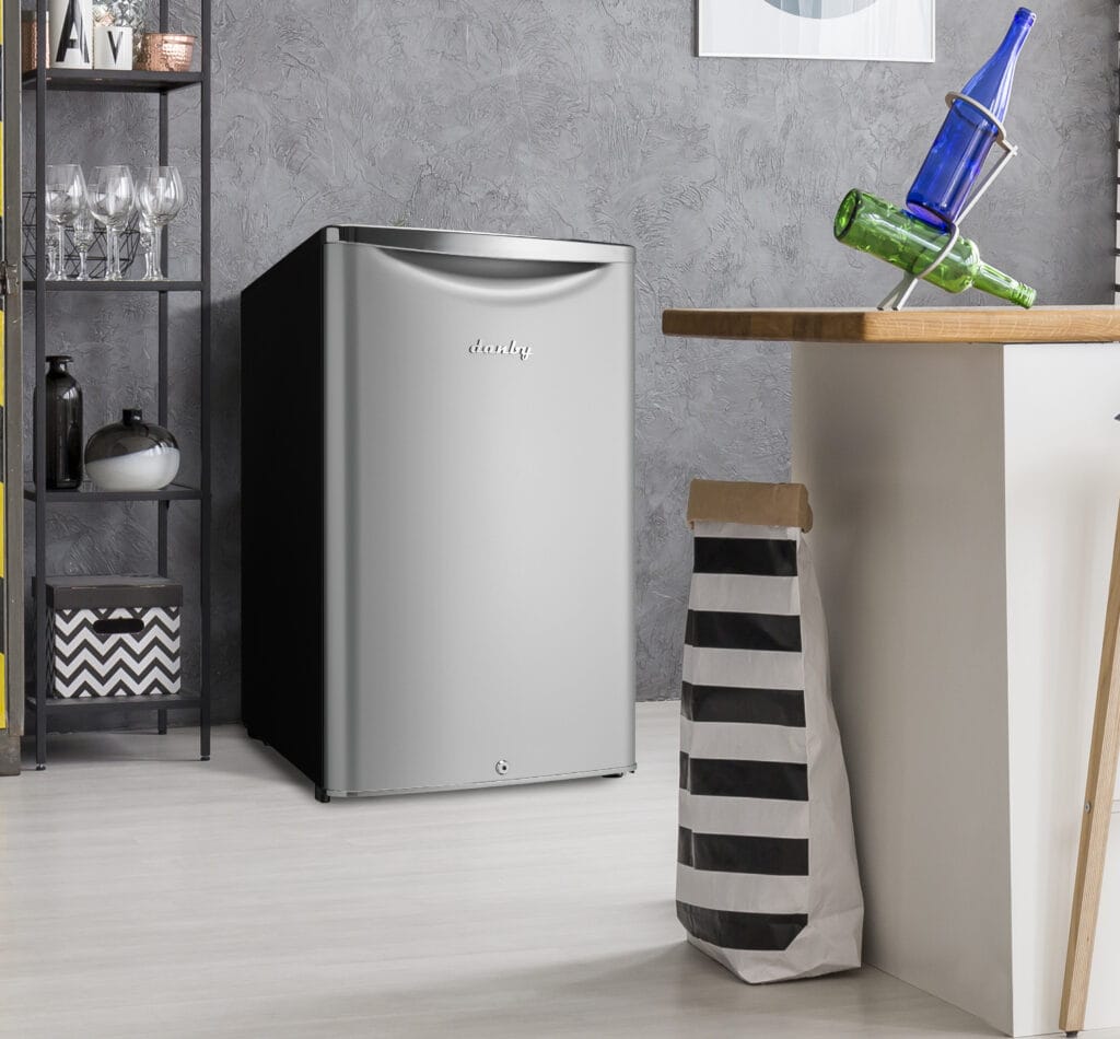 Danby 4.4 cu. ft. Retro Compact Fridge in Iridium Silver - DAR044A6DDB ...
